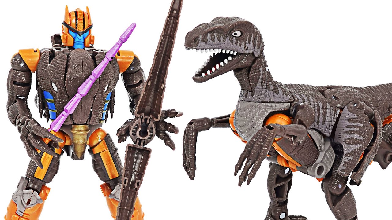 트랜스포머 킹덤 다이노봇 공룡 랩터 변신! | 두두팝토이 - YouTube