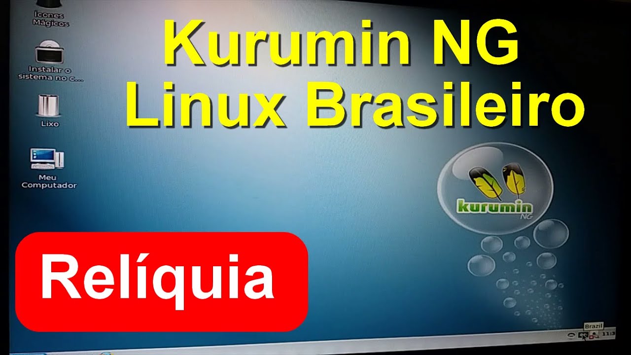 Kurumin NG Distro GNU Linux brasileira - Baú do Linux - Relíquias - YouTube