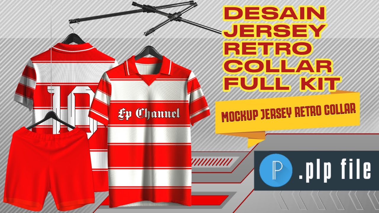CARA MEMBUAT DESAIN JERSEY RETRO COLLAR FULL KIT DI ANDROID | APK ...