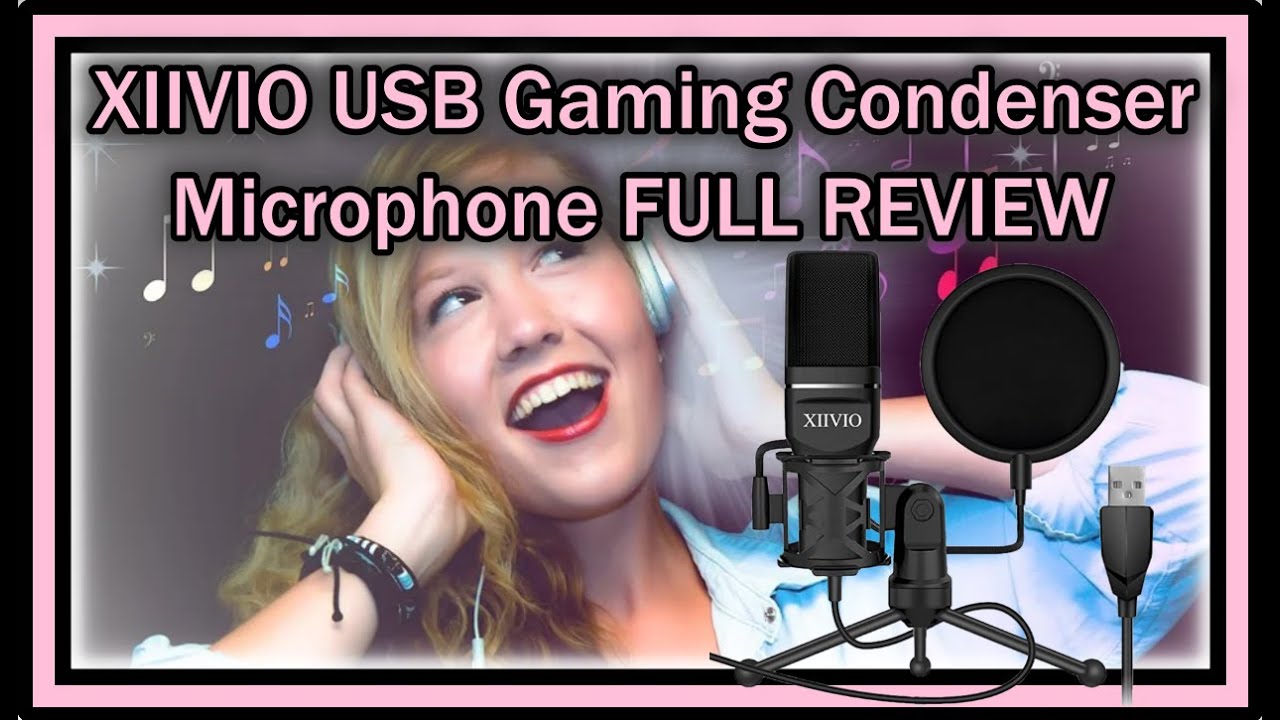 XIIVIO USB Gaming Condenser Microphone SF-777 FULL REVIEW Including ...