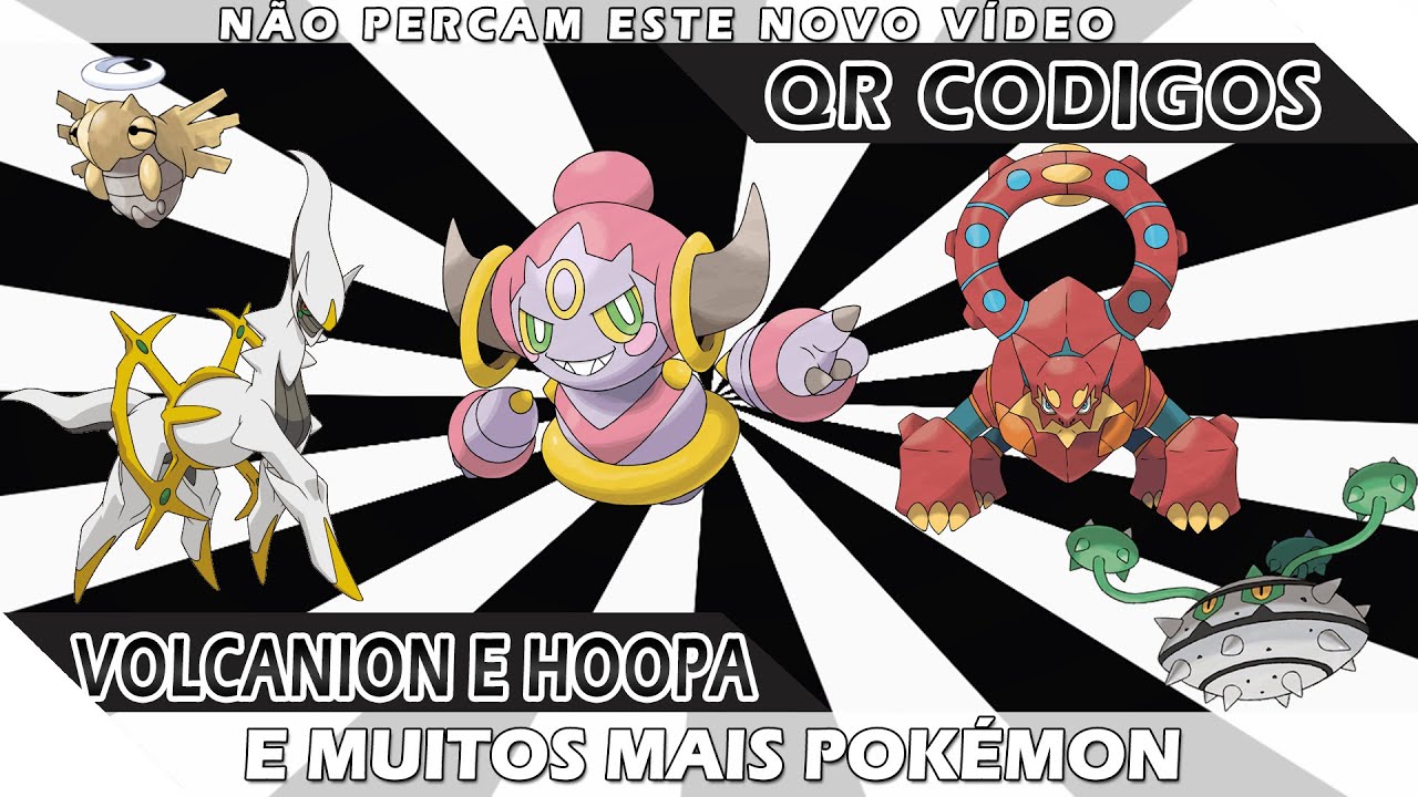 Terminado Code Qr Volcanion Hoopa Pokemon Xy Oras