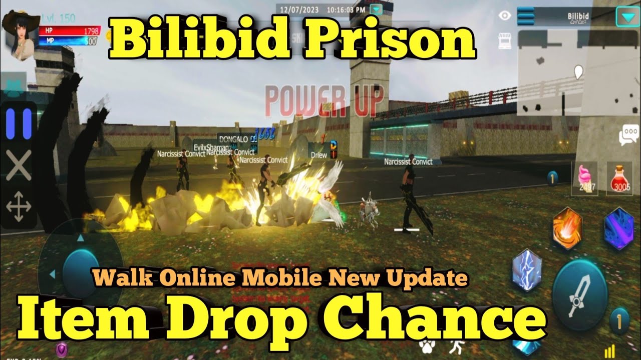 Testing The Item Drop Rate in Bilibid Prison Map With My Int Swordsman ...