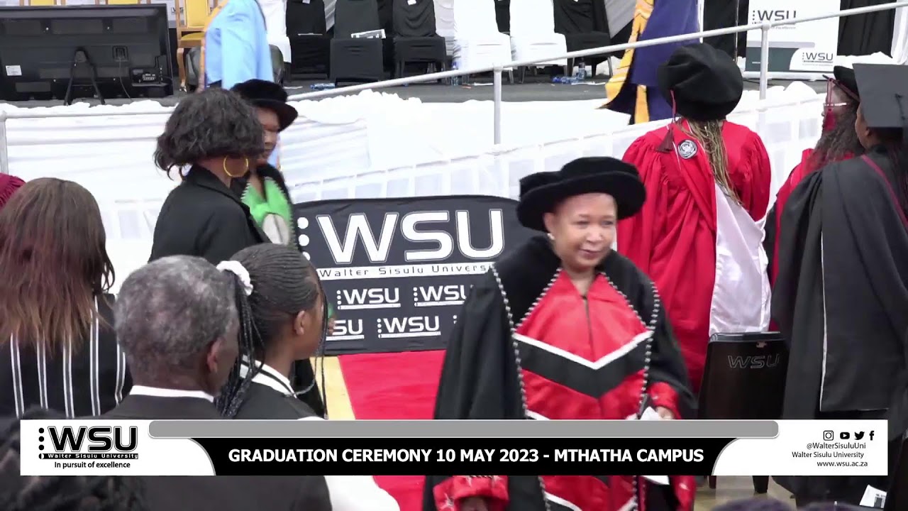 Walter Sisulu University Graduation 10 May 2023 - YouTube