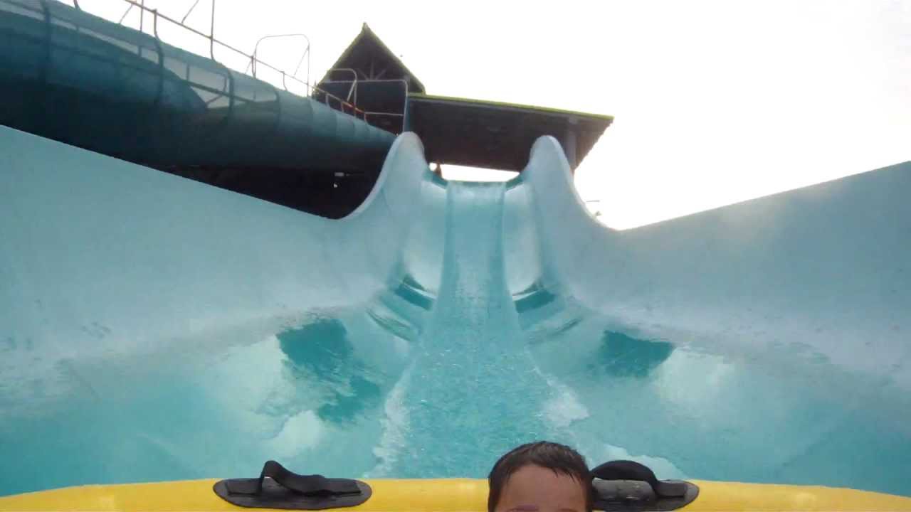 POV HooRoo Run Aquatica Water Park Orlando GoPro HD 1080p - YouTube