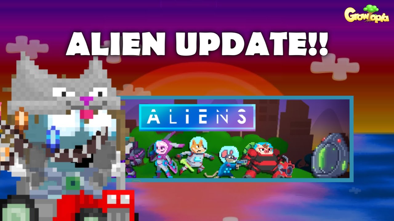 ALIENS UPDATE!! (GOT AN ALIEN LANDING POD!!) | Growtopia - YouTube