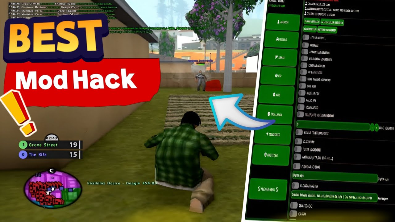 أقوى هاك سامب يدعم جميع الهواتف ومخصص لتخريب السيرفرات 📂 | Hack Samp ...