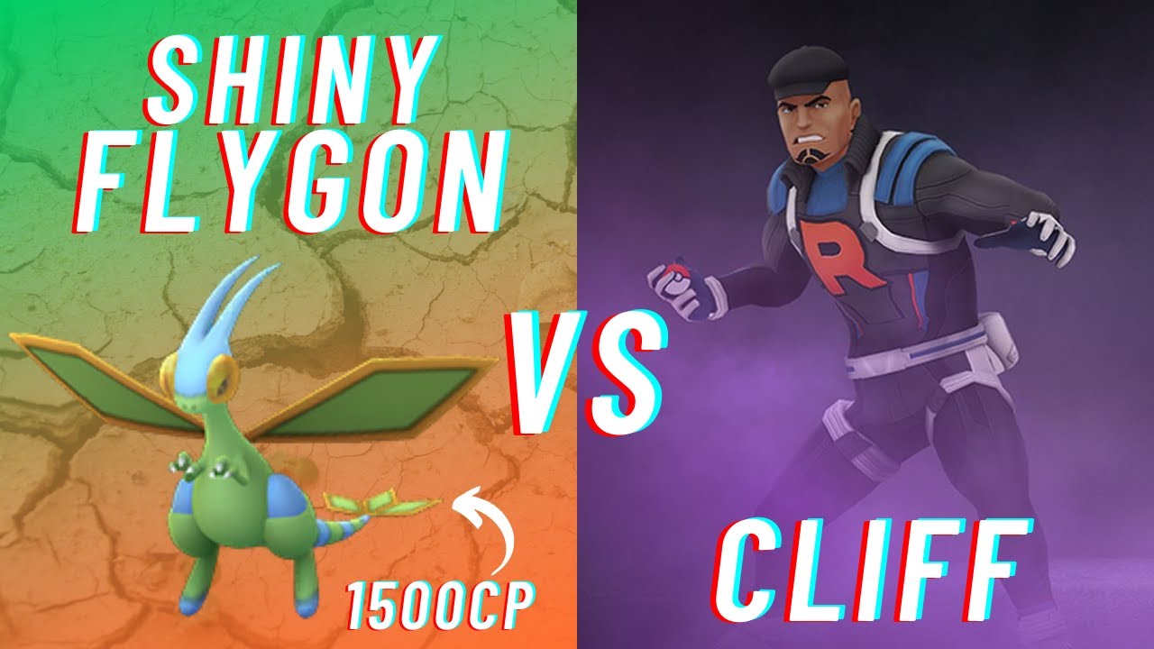 ONE GREAT LEAGUE SHINY FLYGON VS TEAM ROCKET LEADER CLIFF - YouTube