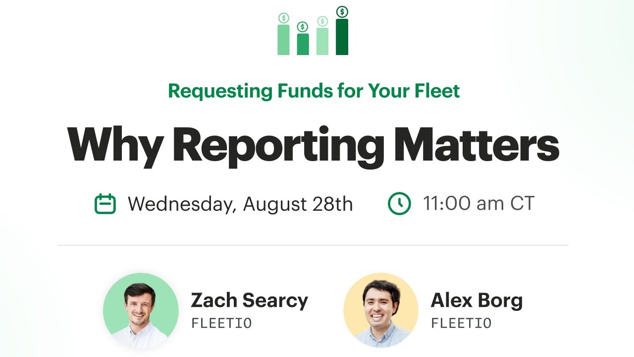 Requesting Funds for Your Fleet: Why Reporting Matters - YouTube
