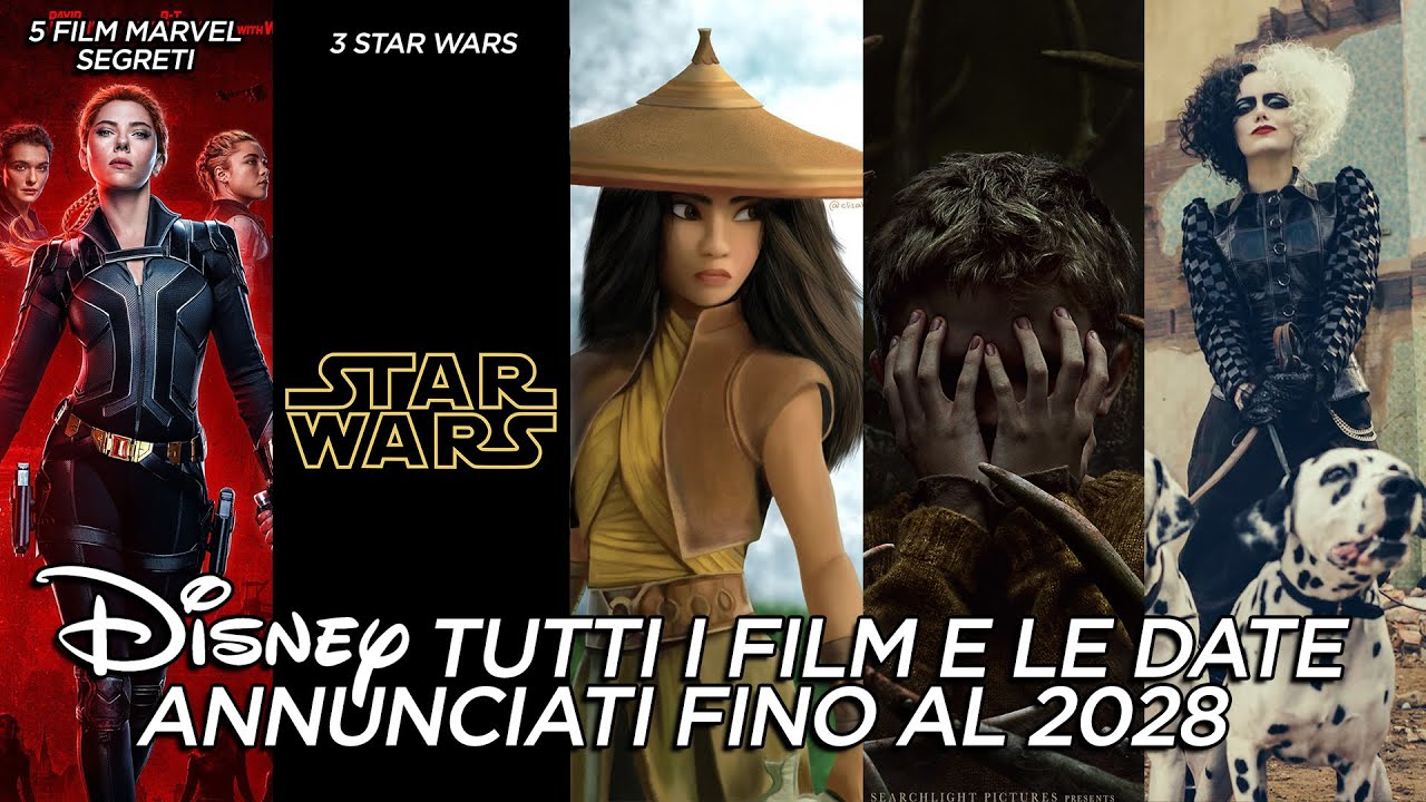 DISNEY ANNUNCIA tutti i film fino al 2028 con 5 film MARVEL SEGRETI ...