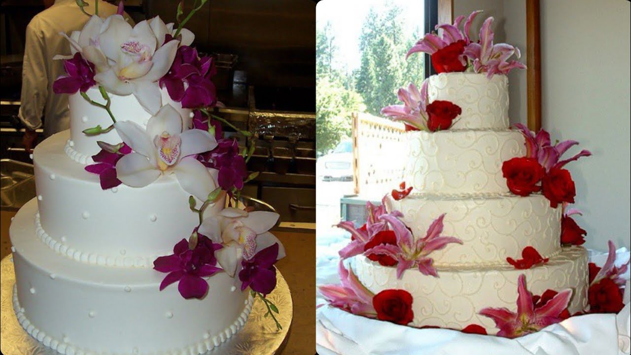 Attractive And Amazing Flowers Decoration Cak Yummy yummy Cake Designs ...