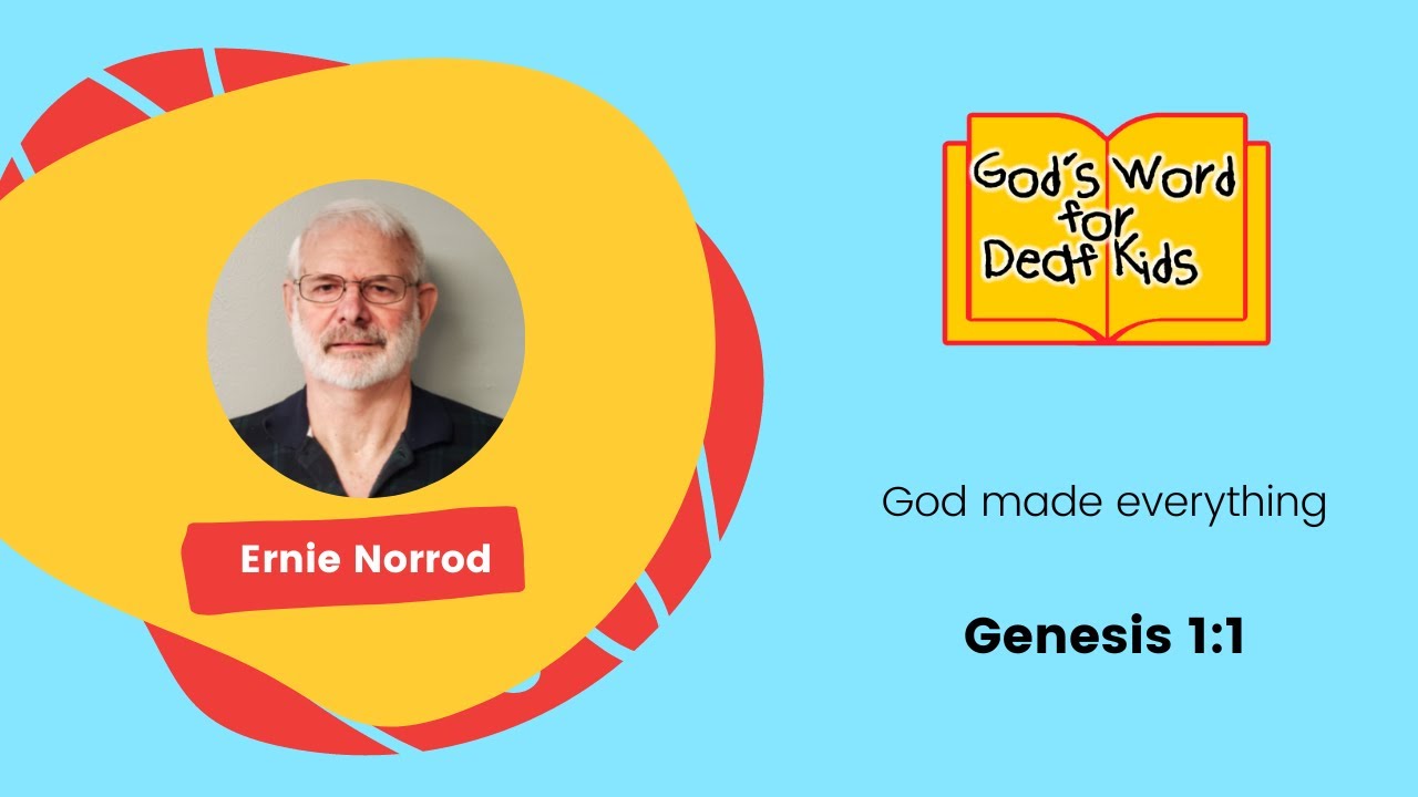 ASL Memory Verse: Genesis 1:1 - YouTube