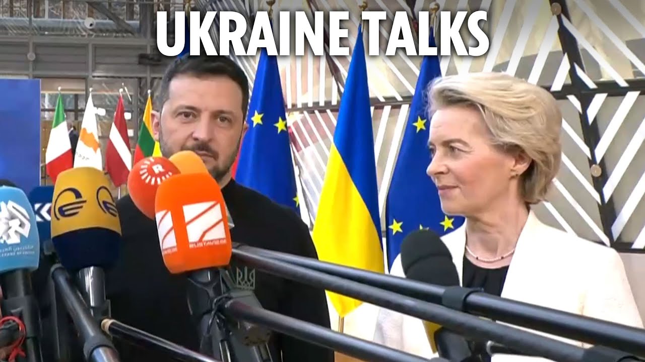 LIVE: EU leaders host emergency Ukraine and defence summit - YouTube