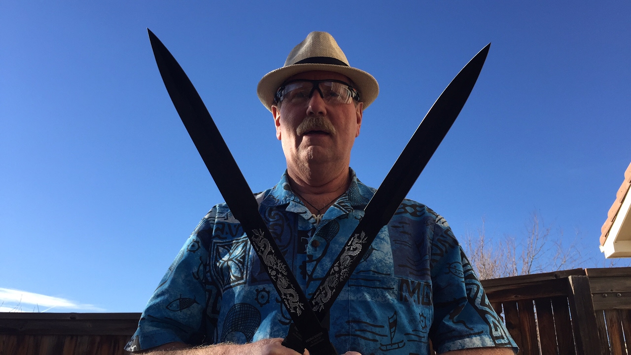 Sharpening a Ninja Fighting Sword - YouTube