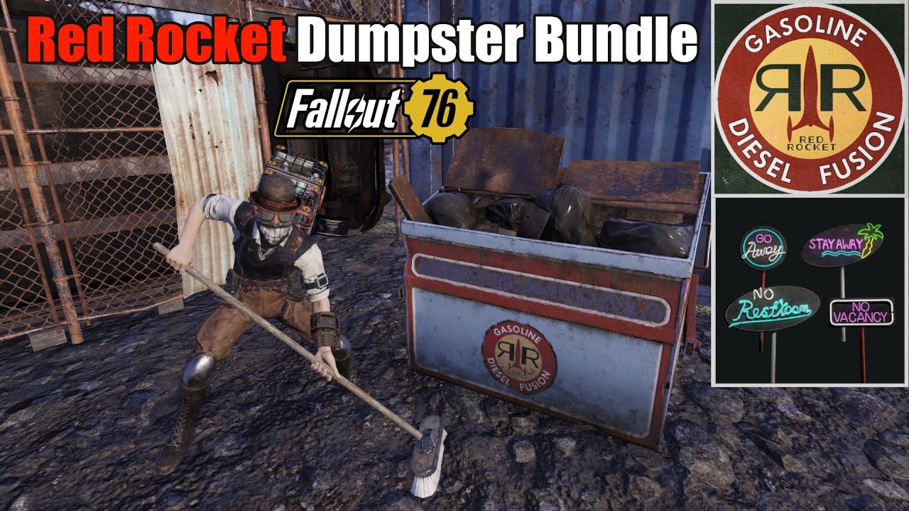 Red Rocket Dumpster Bundle - Fallout 76 Showcase - YouTube