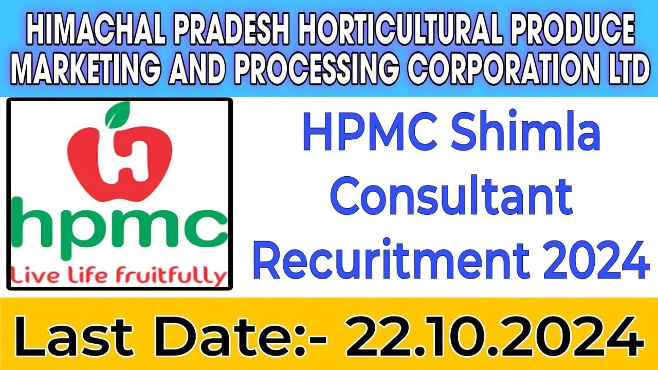 Latest Govt Job in HP 2024।।HPMC Shimla Recruitment 2024।।HP Job Update ...