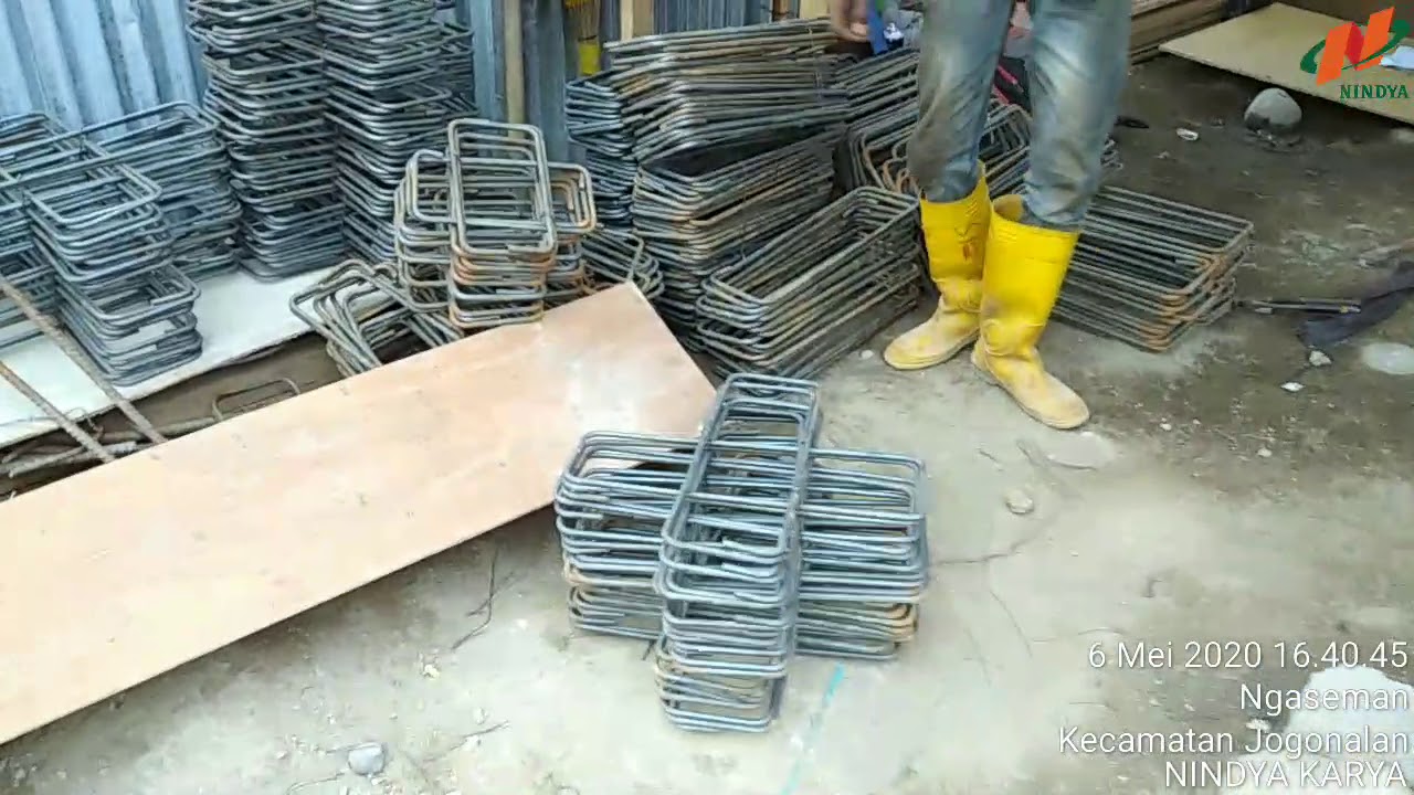 Pabrikasi besi - YouTube