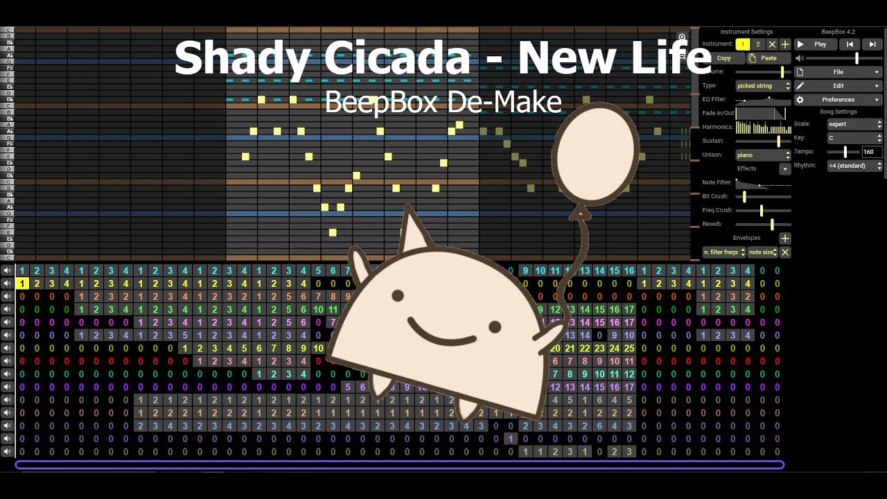 Shady Cicada - New Life [BeepBox De-Make] - YouTube