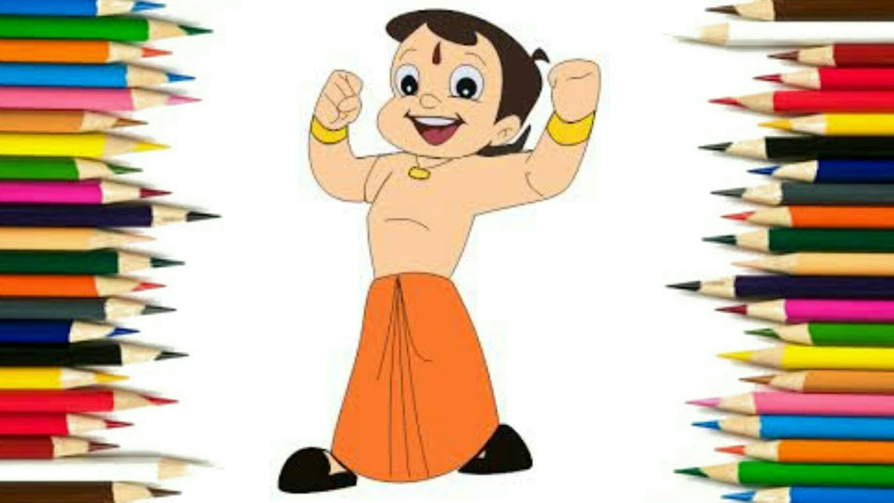 How to draw Bheem chuta Bheem | @PogoChannel - YouTube