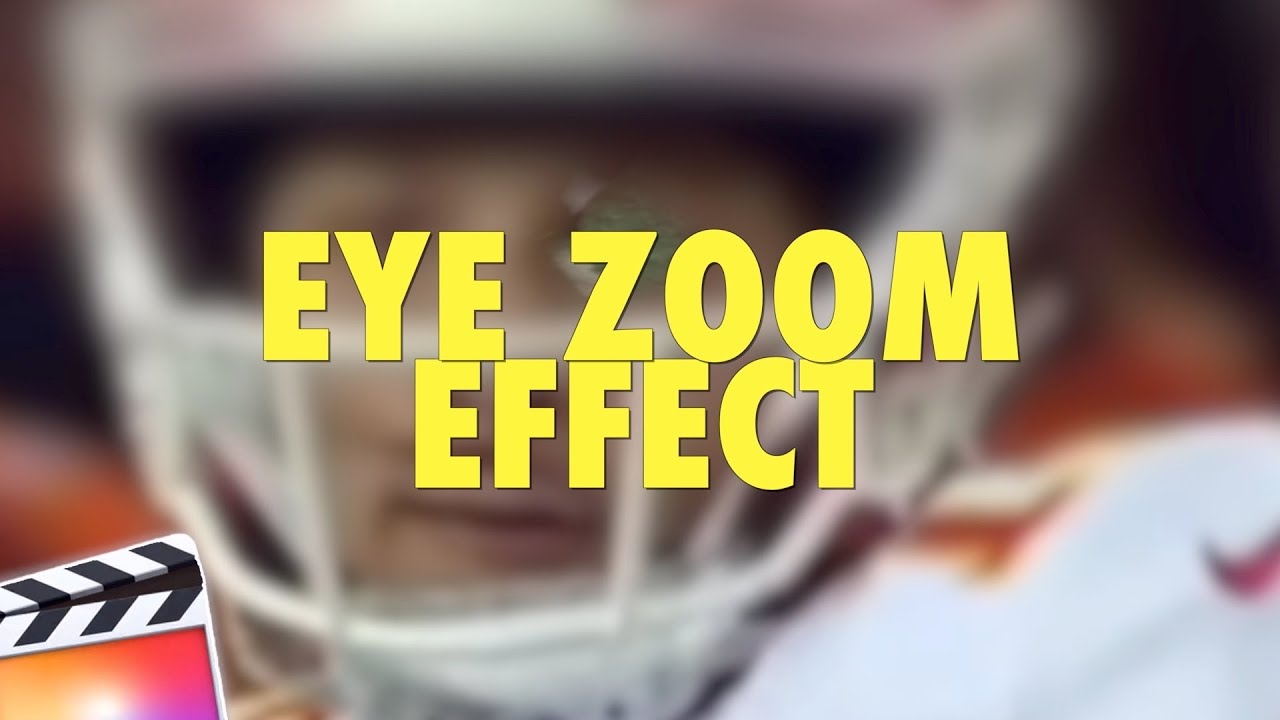 Final Cut Pro X Zoom Through Eye Effect Tutorial - YouTube