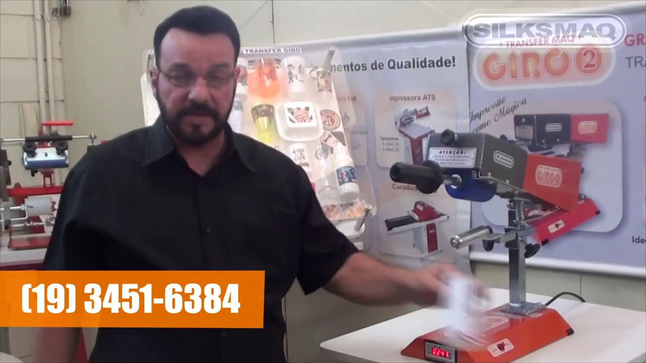 Maquina Transfer Giro da SILKSMAQ a Original NÃO TEM TRAVA Mais ...