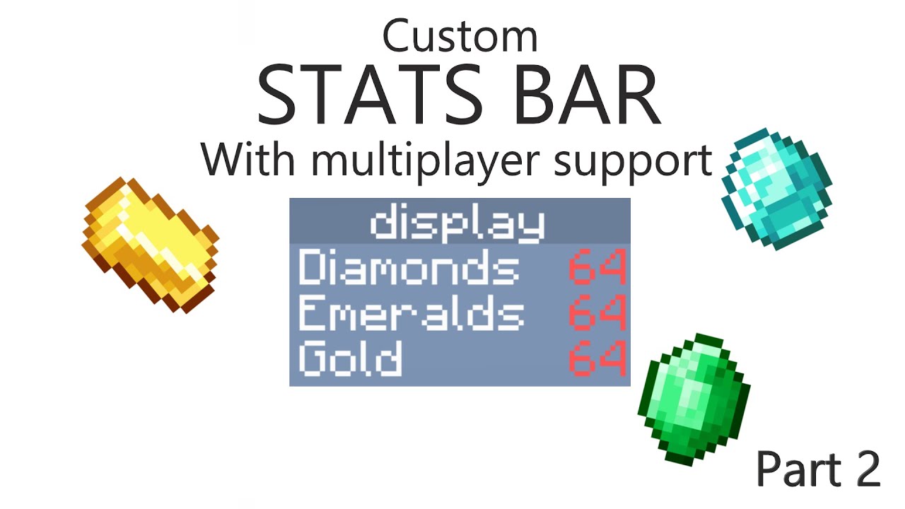 [Tutorial] Custom scoreboard bar in Minecraft - Multiplayer support ...