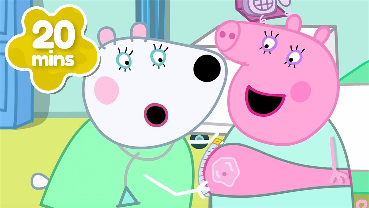 Checking Up on the Baby 🍼 Mummy Pig's Hospital Visit 💖 Peppa Pig Full ...
