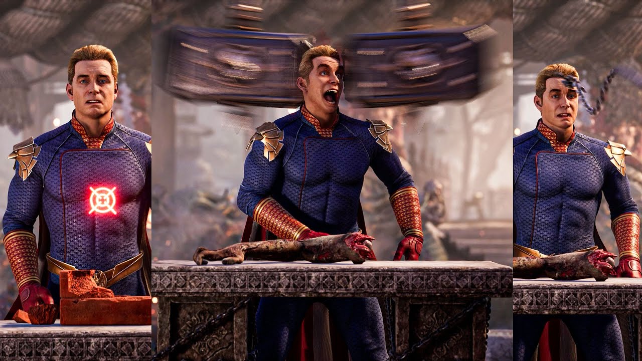 Mortal Kombat 1: Homelander’s Iconic Test Your Might Failed - YouTube