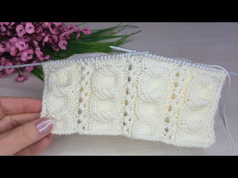 Üç Günde Yelek Örün Kolay İki Şiş Örgü Yelek Model Desen🩷 #crochet #knitting #diy #handmade 
