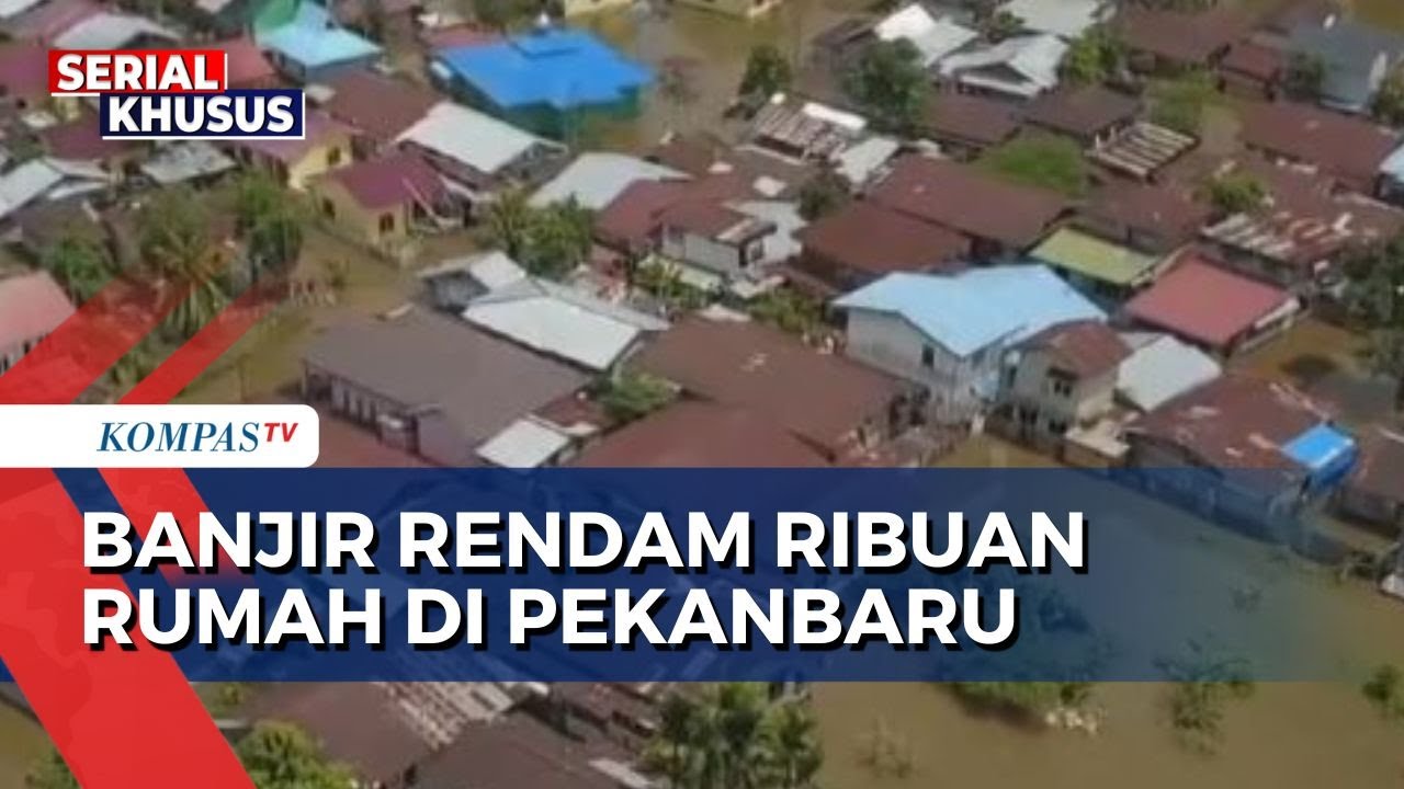 Banjir di Rumbai Pekanbaru Belum Surut, Warga Mulai Terserang Penyakit ...