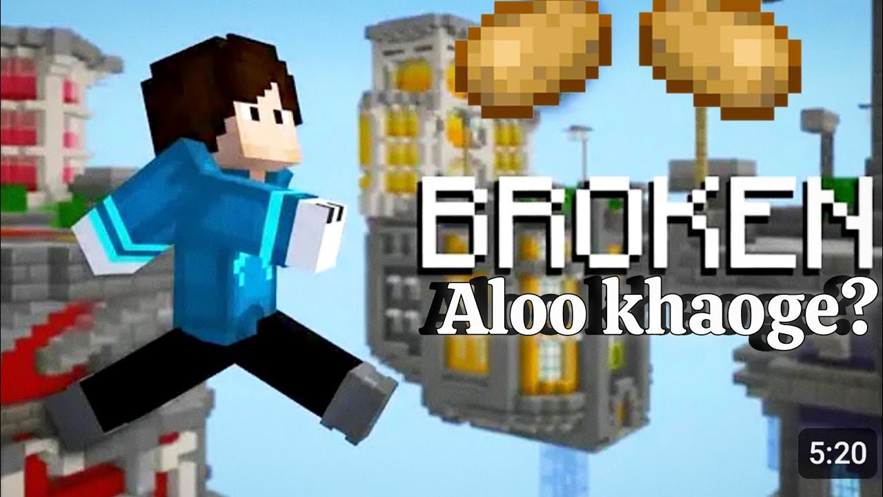 Minecraft Bedwars (Aloo Khaoge?) - YouTube