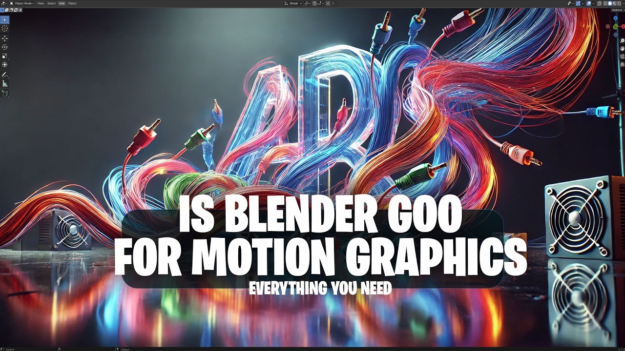 What You Need for motion graphics in blender - YouTube