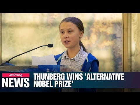 Greta Thunberg named winner of 'alternative Prize'