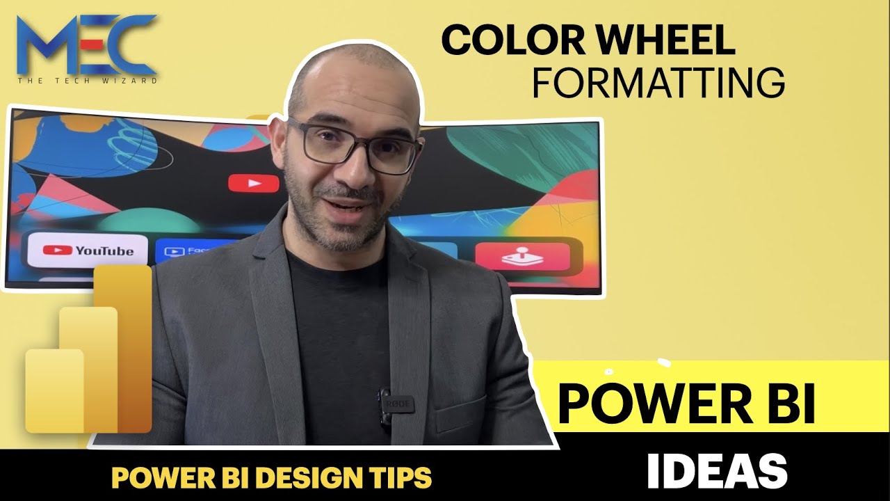 Power BI - Tips - Design Colors for your report - YouTube