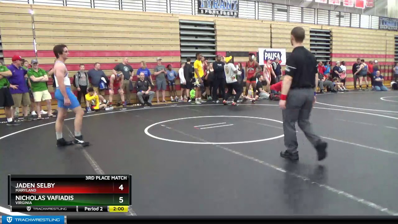 16U 145 Jaden Selby Maryland Vs Nicholas Vafiadis Virginia - YouTube