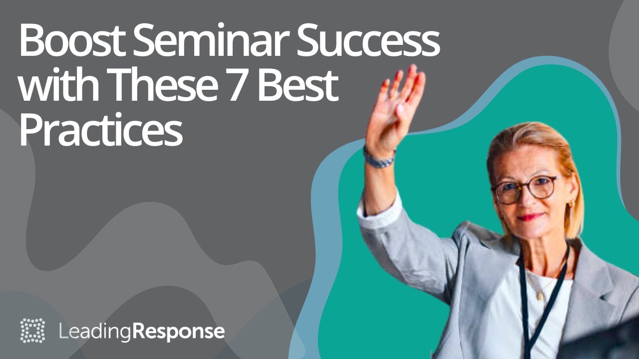 Best Practices: 7 Strategies for Seminar Success - YouTube
