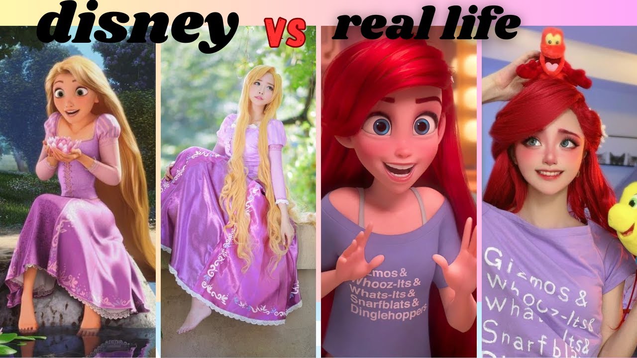Disney princess VS real life (costplay) - YouTube