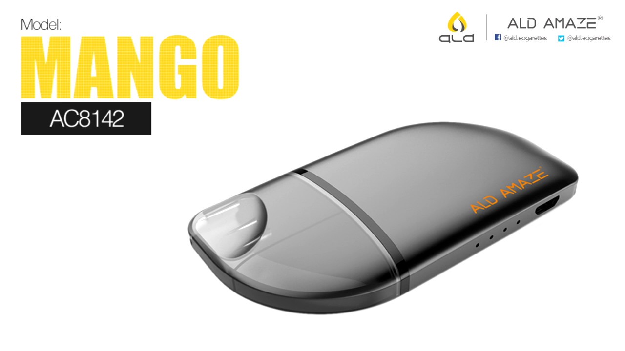 ALD AMAZE MANGO 3D closesystem pod vapor - YouTube