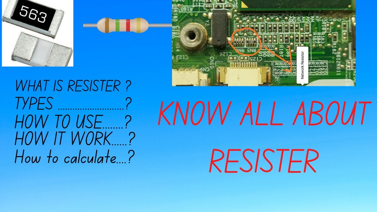 what is resister? | Different types | uses of resister | Basic ...