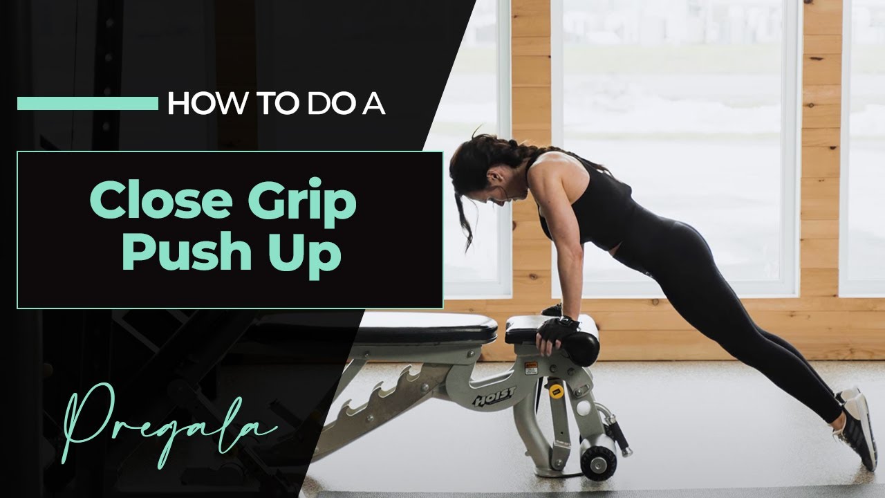 How to | Close Grip Push Up | Anick Fontaine - YouTube