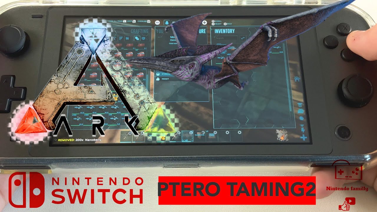 Ark Survival Evolved Nintendo Switch Lite gameplay 4k - YouTube
