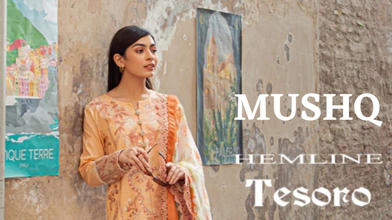 Mushq unstitched luxury lawn collection 2023 | summer unstitched lawn ...