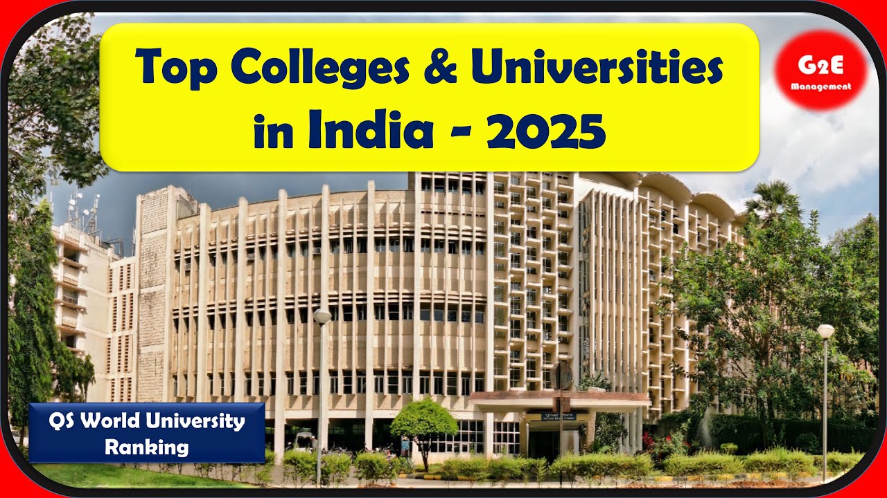 Top Universities In India 2025 |The Future of Education| Ranking India ...
