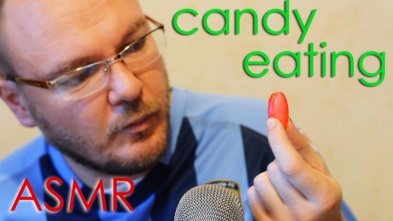 ASMR 25 Eating candy Sounds №2 jelly and caramel mouth sounds no ...