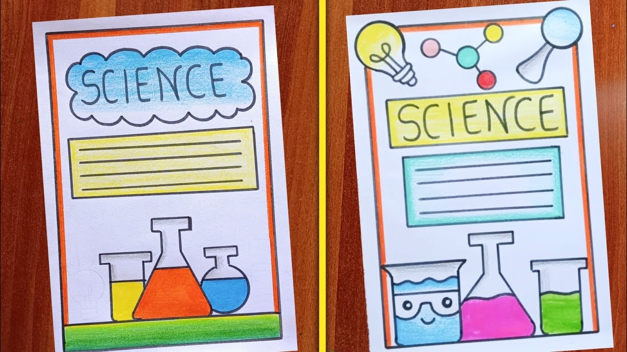 Science / Science Front Page Design / Science Project Work Design ...