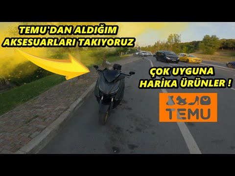 TEMU'DAN ÇOK UYGUNA MOTOR AKSESUARLARI ALDIM ! | MOTORU KIŞ MODUNDAN YAZ MODUNA ÇEVİRDİM !