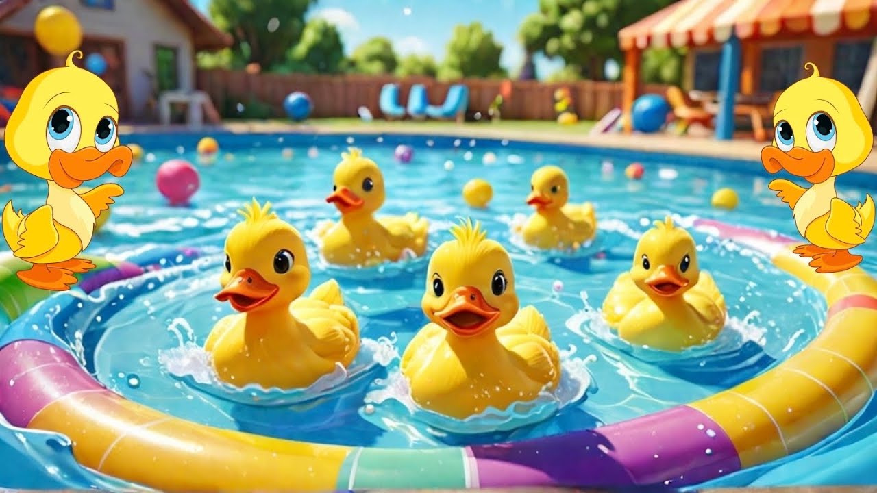 Five Little Ducks Song 🦆| Fun Counting Song for Kids | Sing Along ...