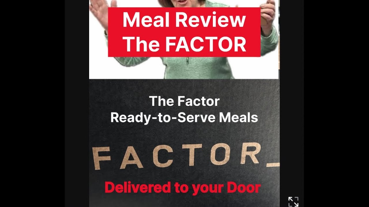 Meal Review THE FACTOR Home Delivery Service. - YouTube