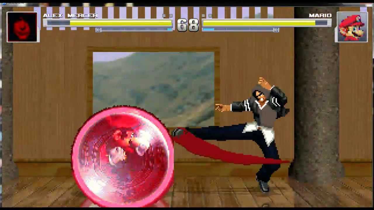 Mugen - Alex Mercer vs Mario - YouTube