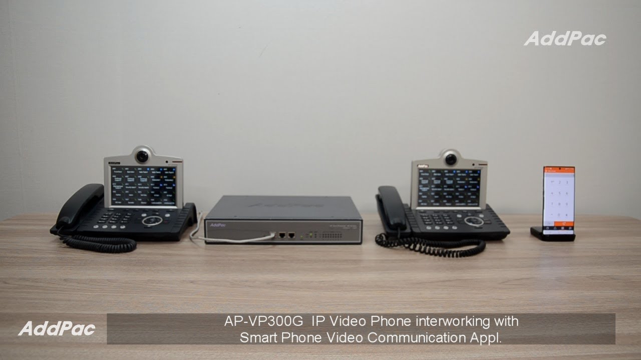 AP-VP300G IP Video Phone interworking with Smartphone Video ...