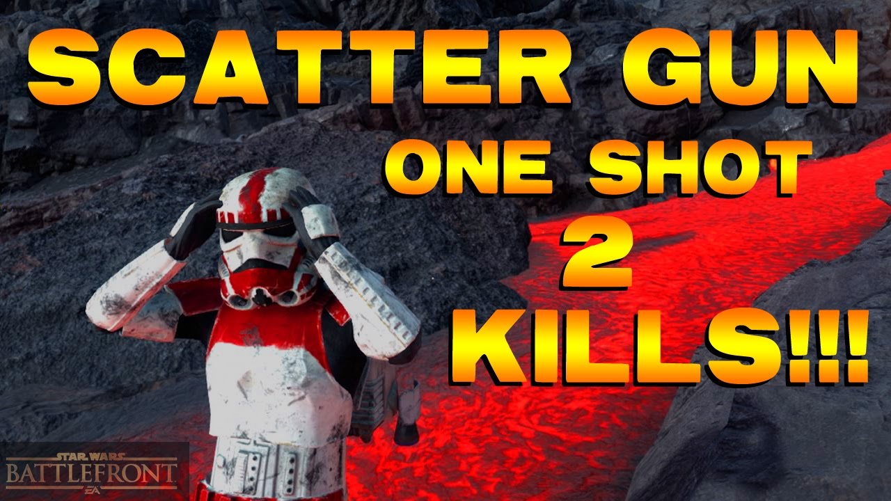 Star Wars Battlefront Scatter Gun - YouTube